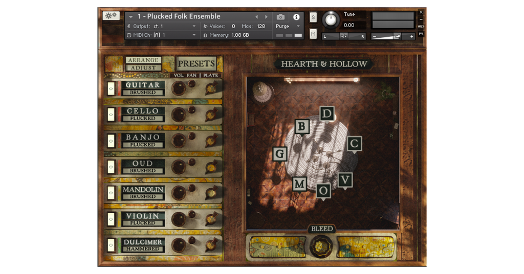 Hearth and Hollow – Plucked Folk Ensemble – VST Library | Spitfire Audio