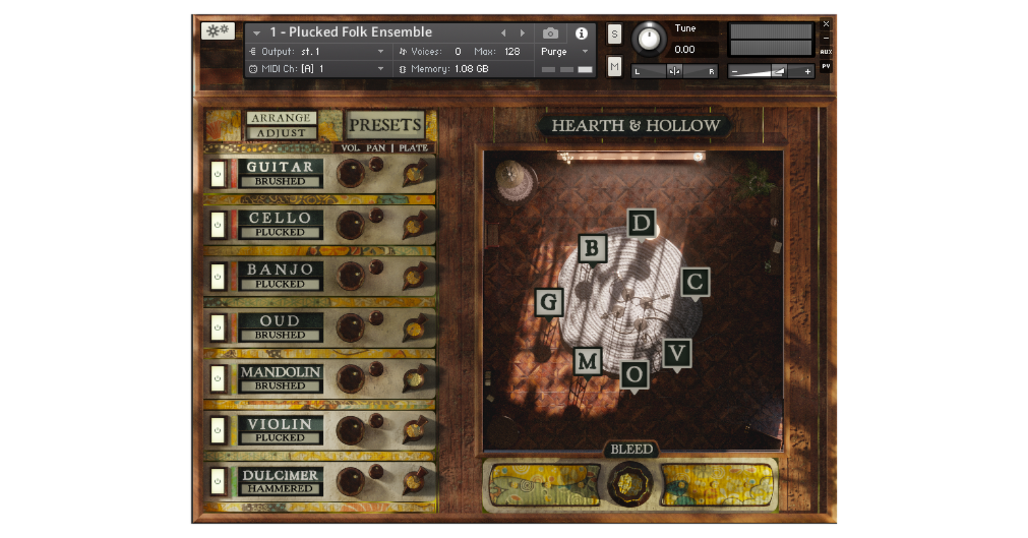 Hearth and Hollow – Plucked Folk Ensemble – VST Library | Spitfire Audio