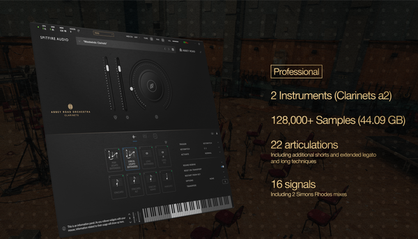 Abbey Road Orchestra: Clarinets Professional - Spitfire Audio